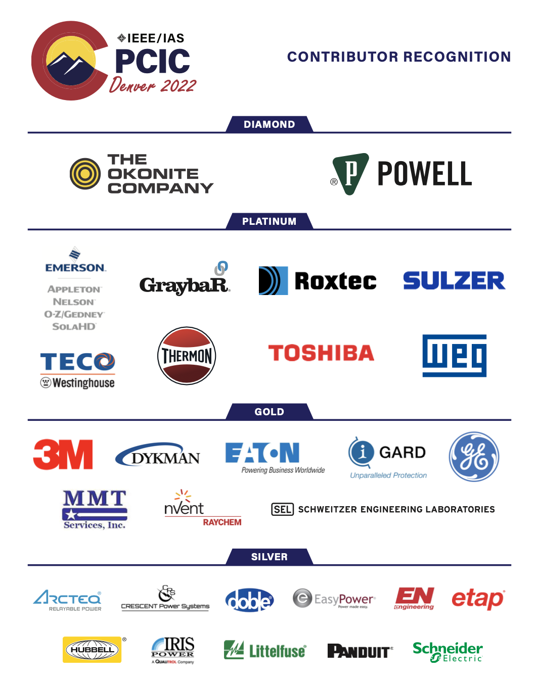 Conference Contributors – PCIC 2022 Conference